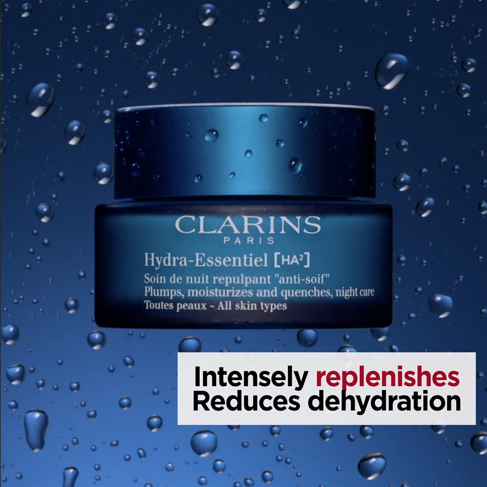 Clarins Hydra-Essentiel [HA²] Night Cream нощен хидратиращ крем с ...